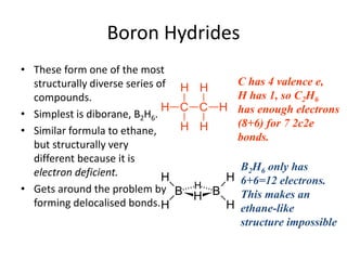 Boron Hydrides.pptx | Chemistry | Science