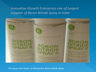 Boron Nitride Spray II | PPTX