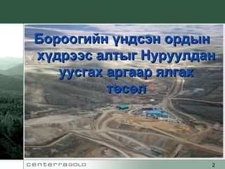 Boroo gold leaching | PPT