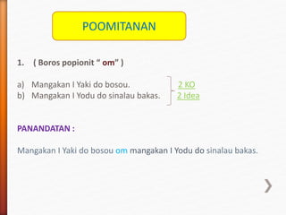 Panandatan misompuru misoungko | PPTX