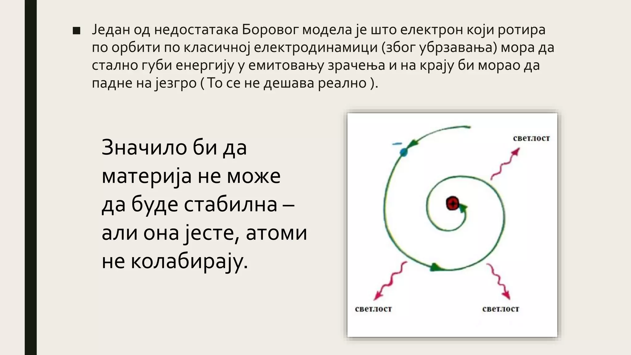 Borov model atoma | PPTX