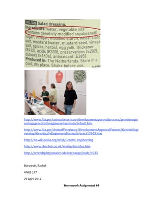 Borowski hnrs 177 final blog compilation | PDF