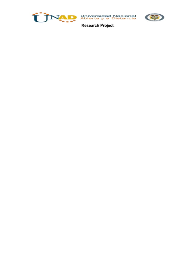 Borrador...differences between research project and the research ...