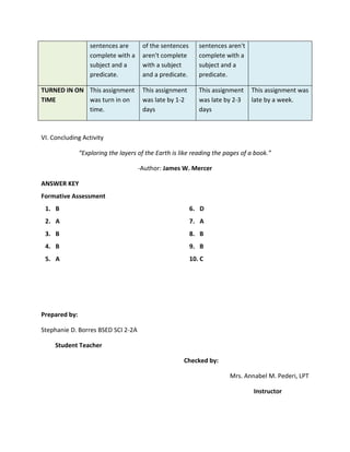 A Detailed Lesson Plan Science 7 | PDF