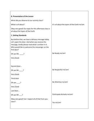 A Detailed Lesson Plan Science 7 | PDF