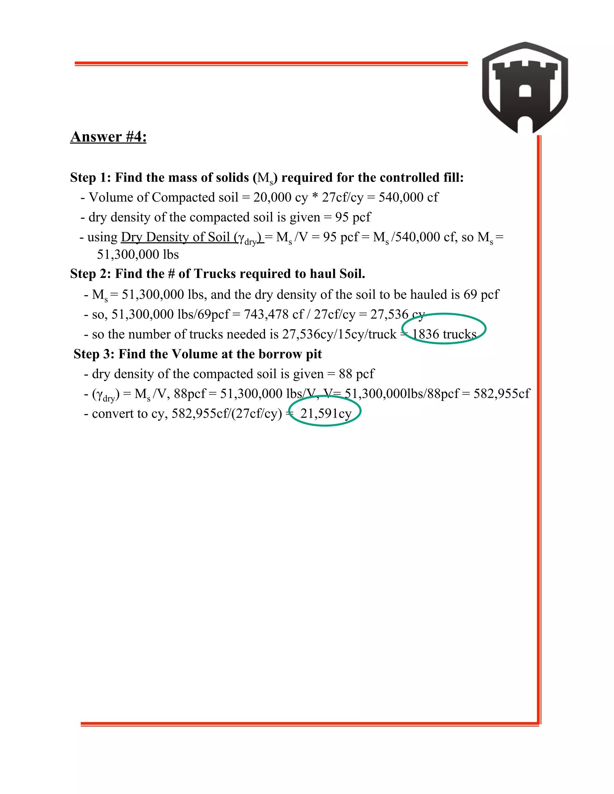 Borrow pit-volumes | PDF