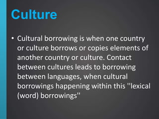 Kurdish And English Borrowing | PPTX