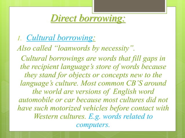 Borrowing and its types | PPTX