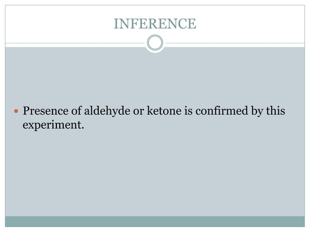 Borsche’s test | PPTX | Chemistry | Science