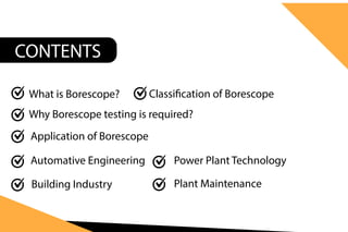 “Borescope” - An Inspection Device to Reach Every Crevice | PDF