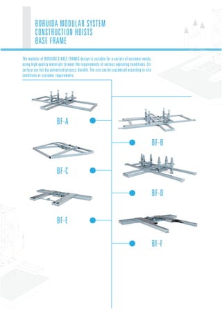 Boruida construction hoists | PDF