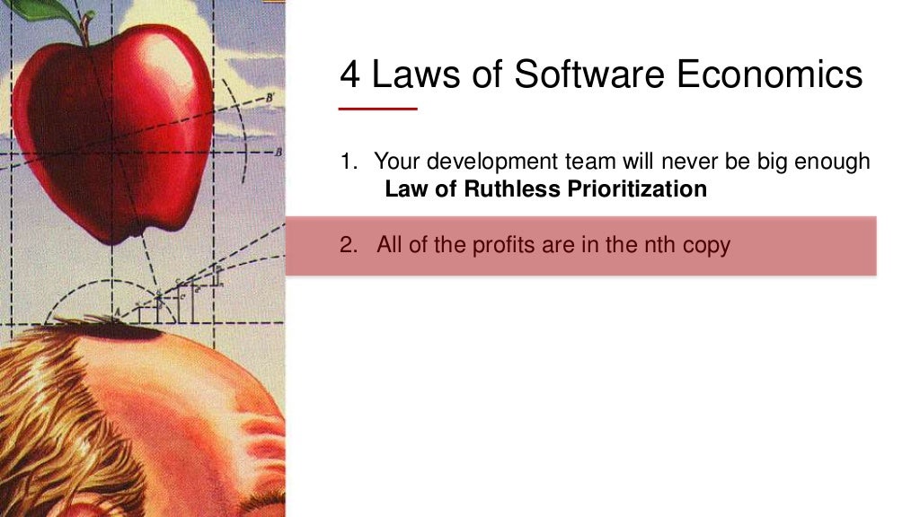 Four Laws of Software Economics