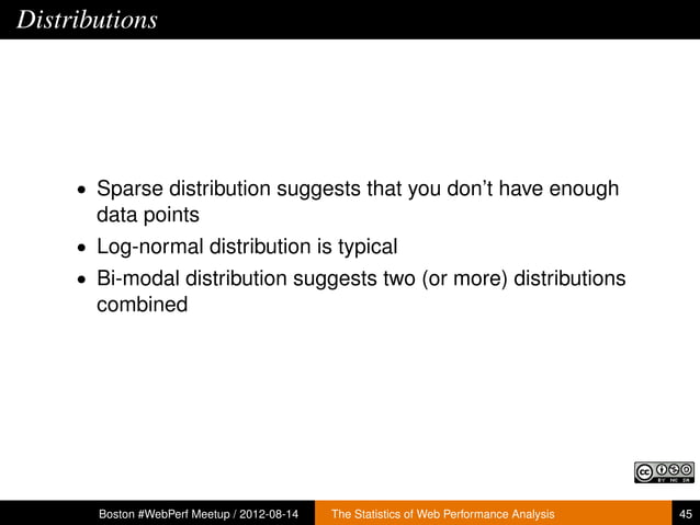 The Statistics Of Web Performance Analysis Ppt