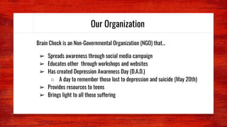 2019 Ambassador Leaders Community Action Plan - Brain Check | PPT