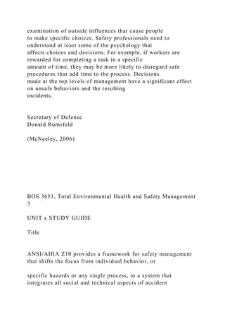 BOS 3651, Total Environmental Health and Safety Managemen.docx ...