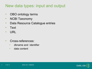 G09-Misc-EMBOSS | PPT | Databases | Computer Software and Applications
