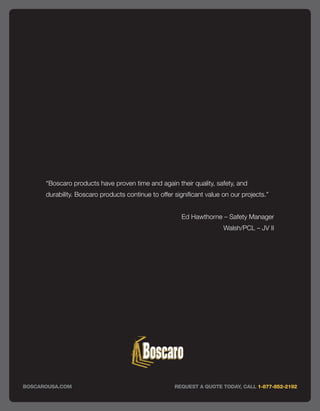 Boscaro Crane Attachments Brochure - Eagle West Equipment | PDF