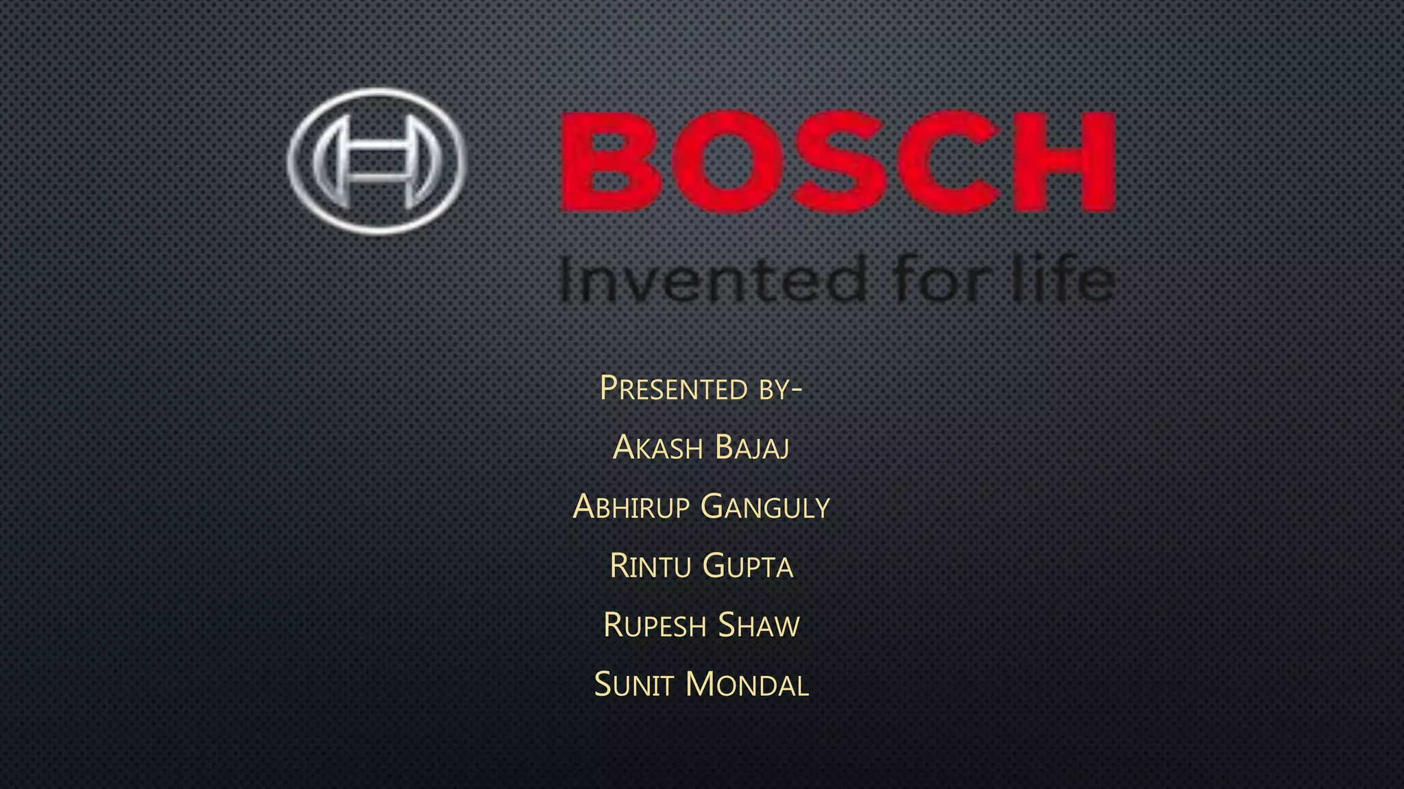 Bosch | PPTX