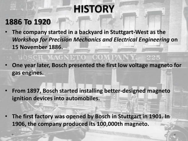 BOSCH | PPTX | Automotive Industry | Industries