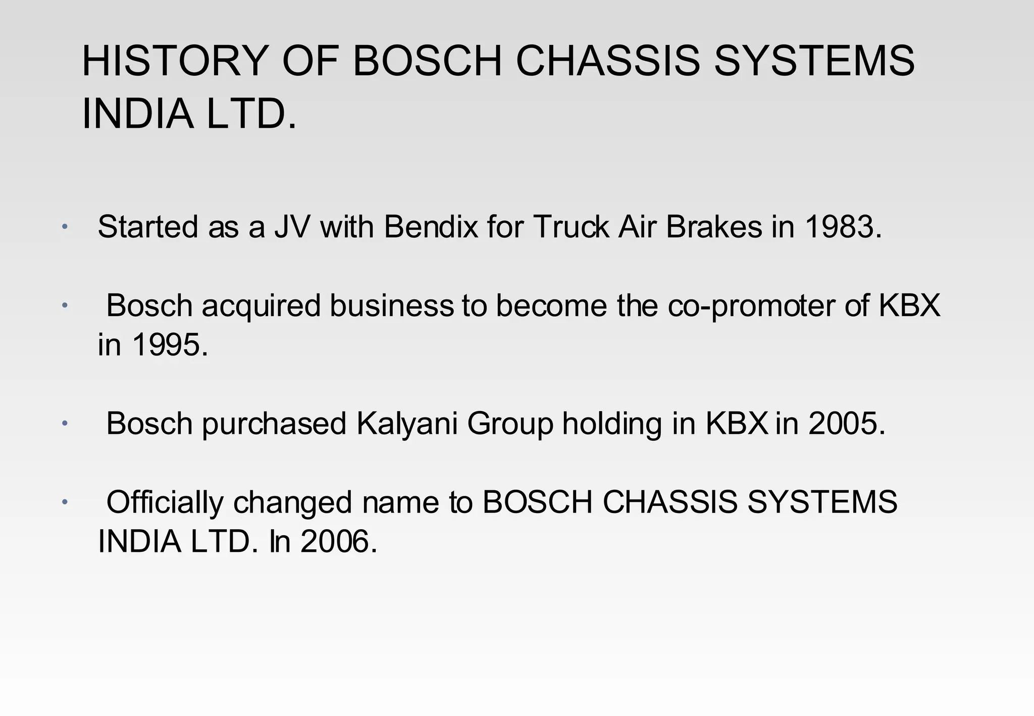 Bosch Final Ppt | PPT