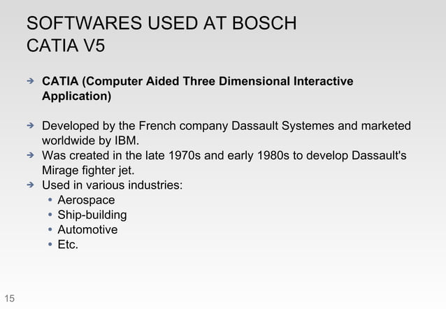 Bosch Final Ppt | PPT | Automotive Industry | Industries