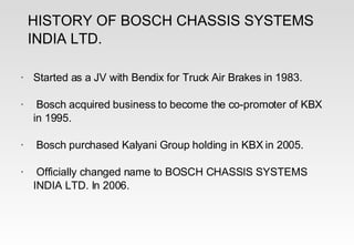 Bosch Final Ppt | PPT