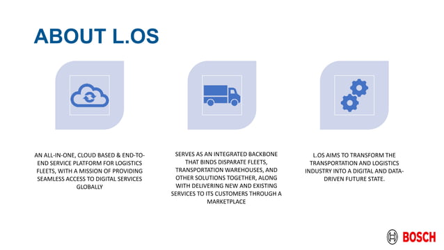 Learn how Bosch Logistics operates | PPT