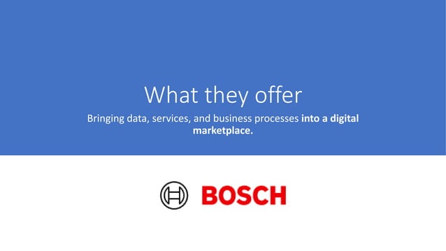 Learn how Bosch Logistics operates | PPT