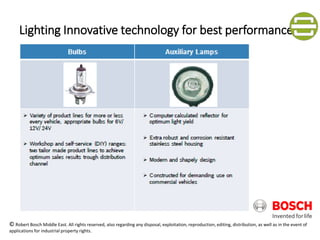 Bosch Product Portfolio 2017 | PDF
