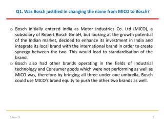 Bosch case study | PPTX