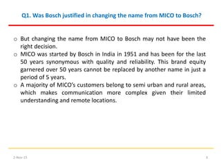 Bosch case study | PPTX