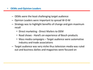 Bosch case study | PPTX