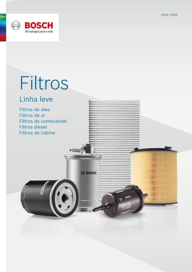 Bosch catalogo filtros linha leve 2019 2020 | PDF