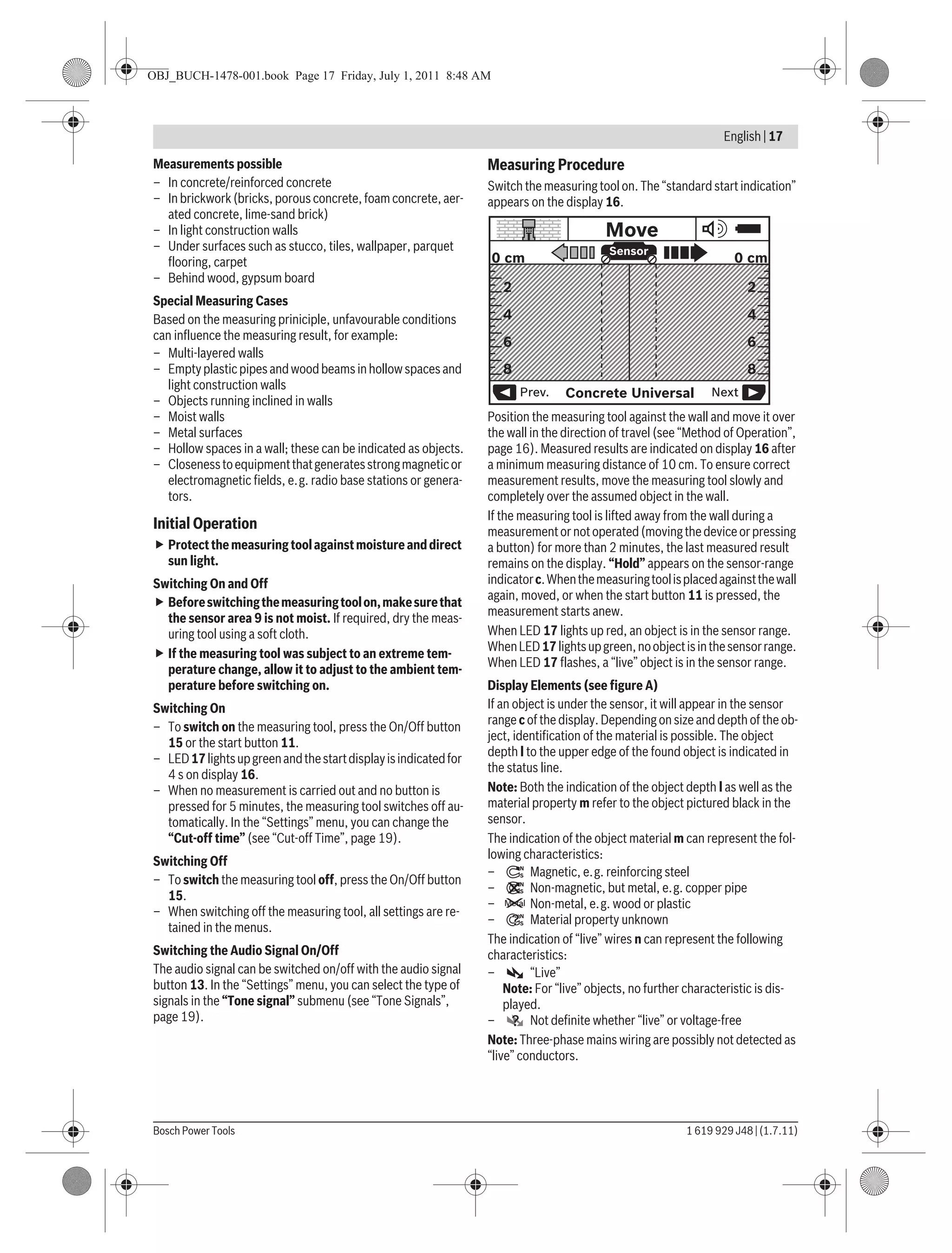 Bosch d tect-150-sv-manual | PDF