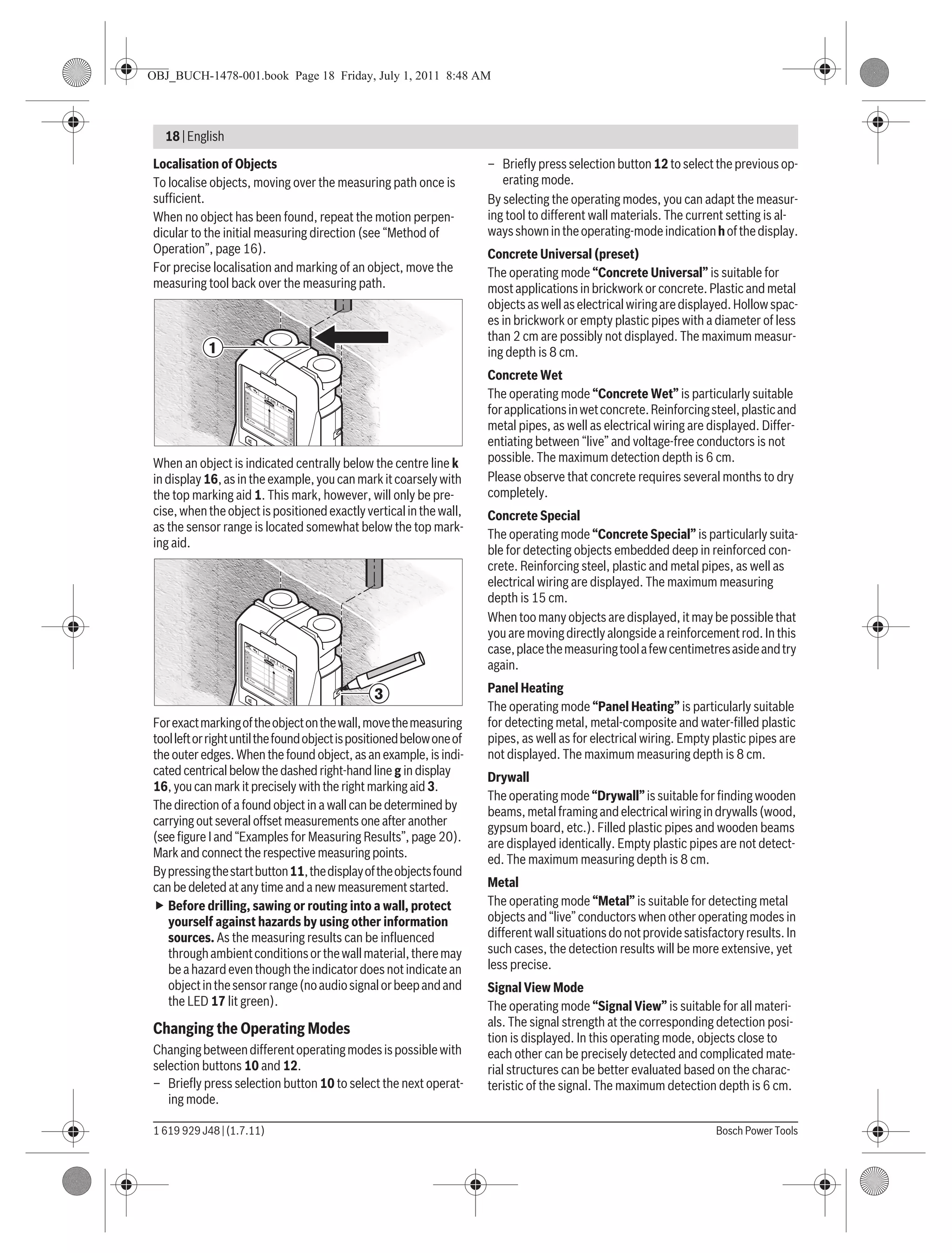 Bosch d tect-150-sv-manual | PDF