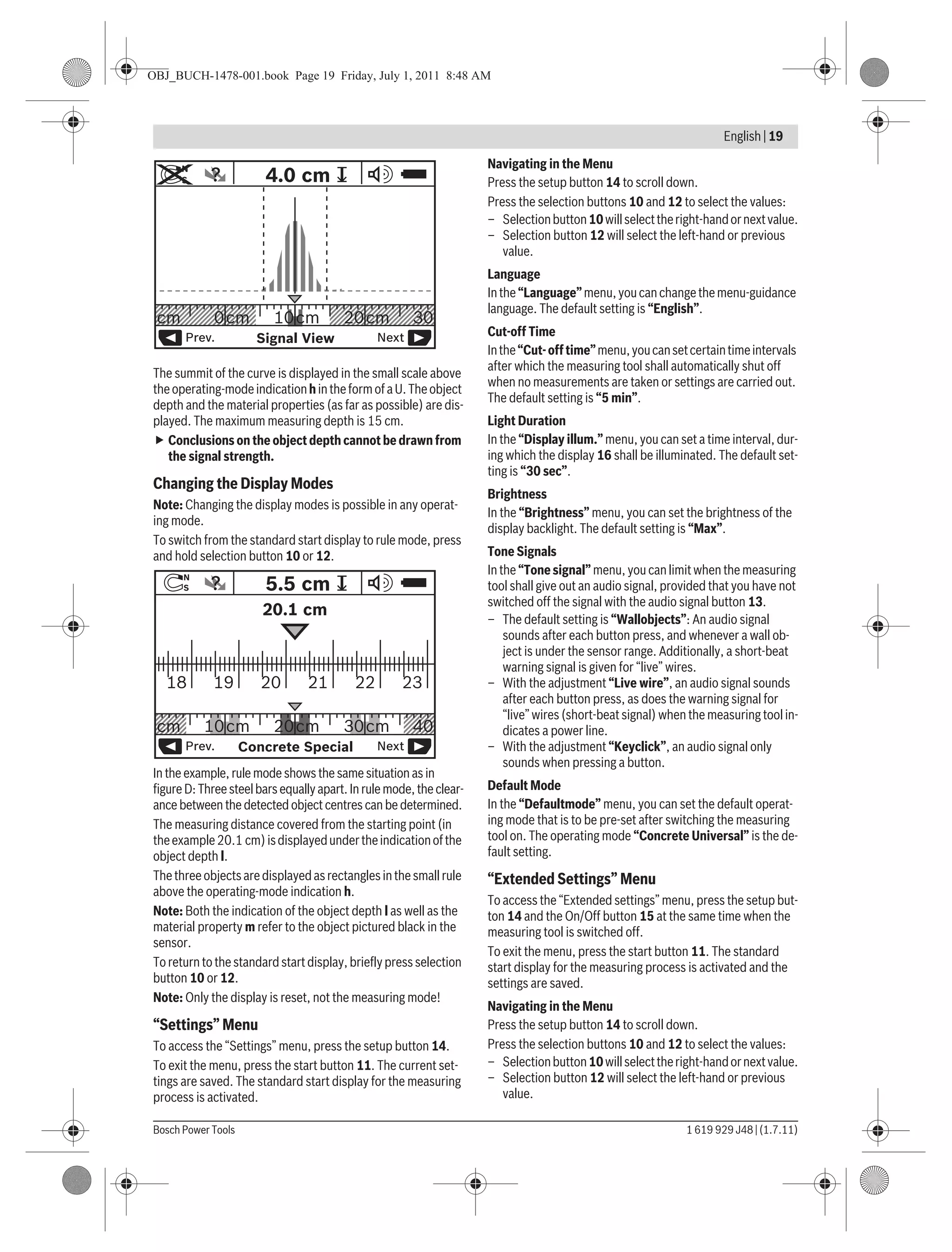 Bosch d tect-150-sv-manual | PDF