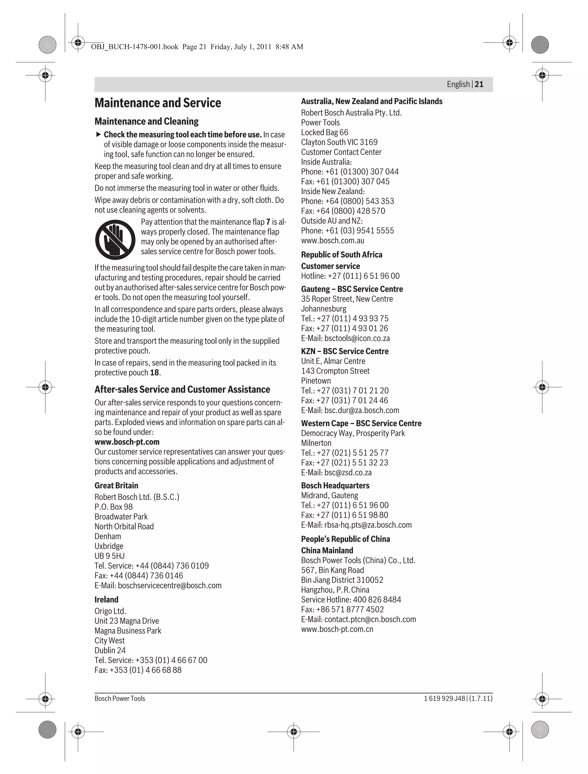 Bosch d tect-150-sv-manual | PDF