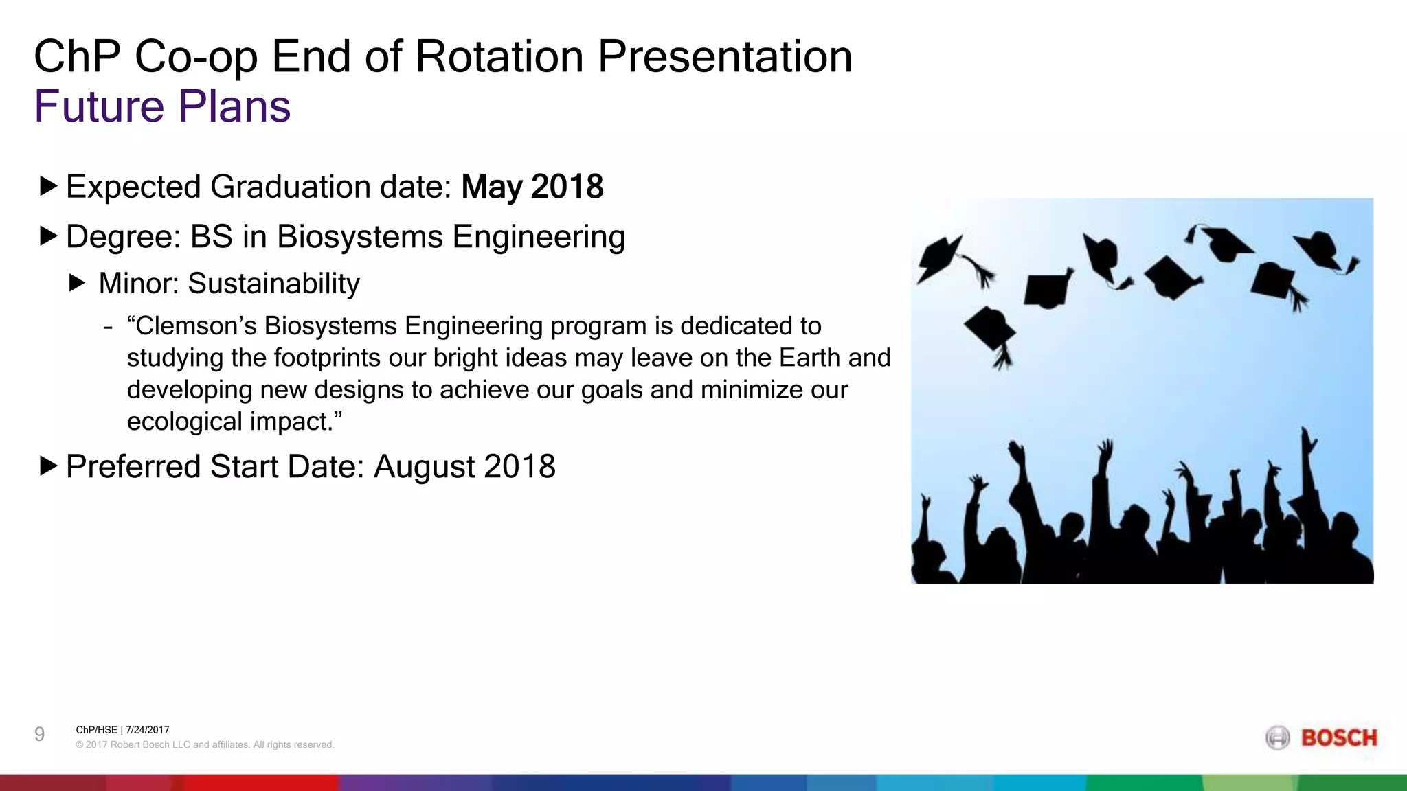 Bosch Co-op End of Term Presentation | PPTX