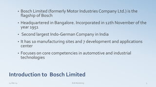 BOSCH B2B Marketing - Nested approach | PPT