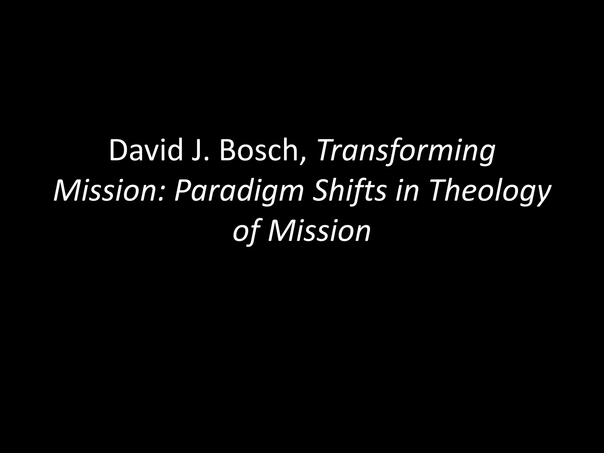 Bosch introduction | PPTX