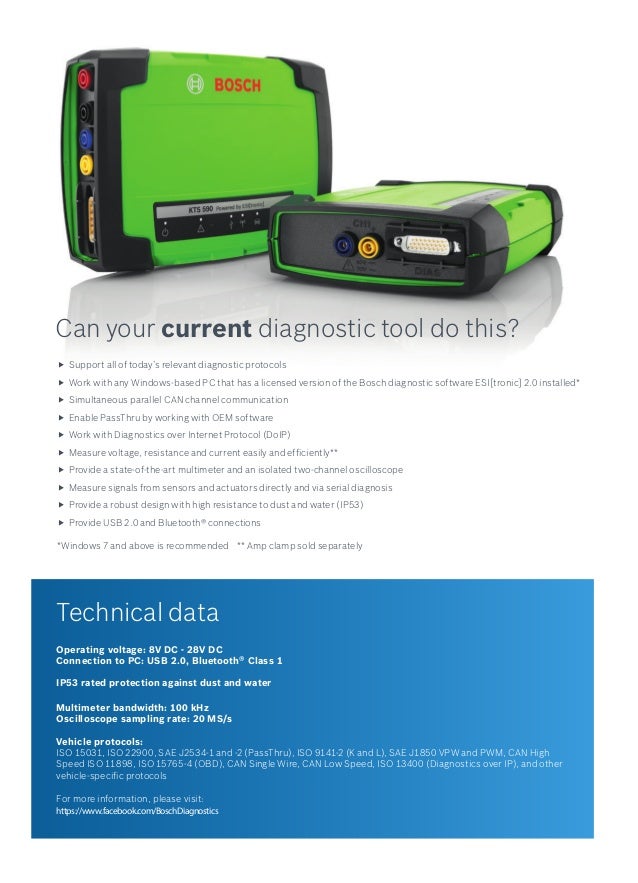 Bosch KTS 560 and KTS 590 Diagnostic Tools