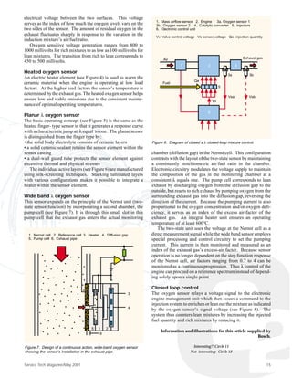 Bosch oxygen sensor zirconia and wide band | PDF | Indoor Environmental ...