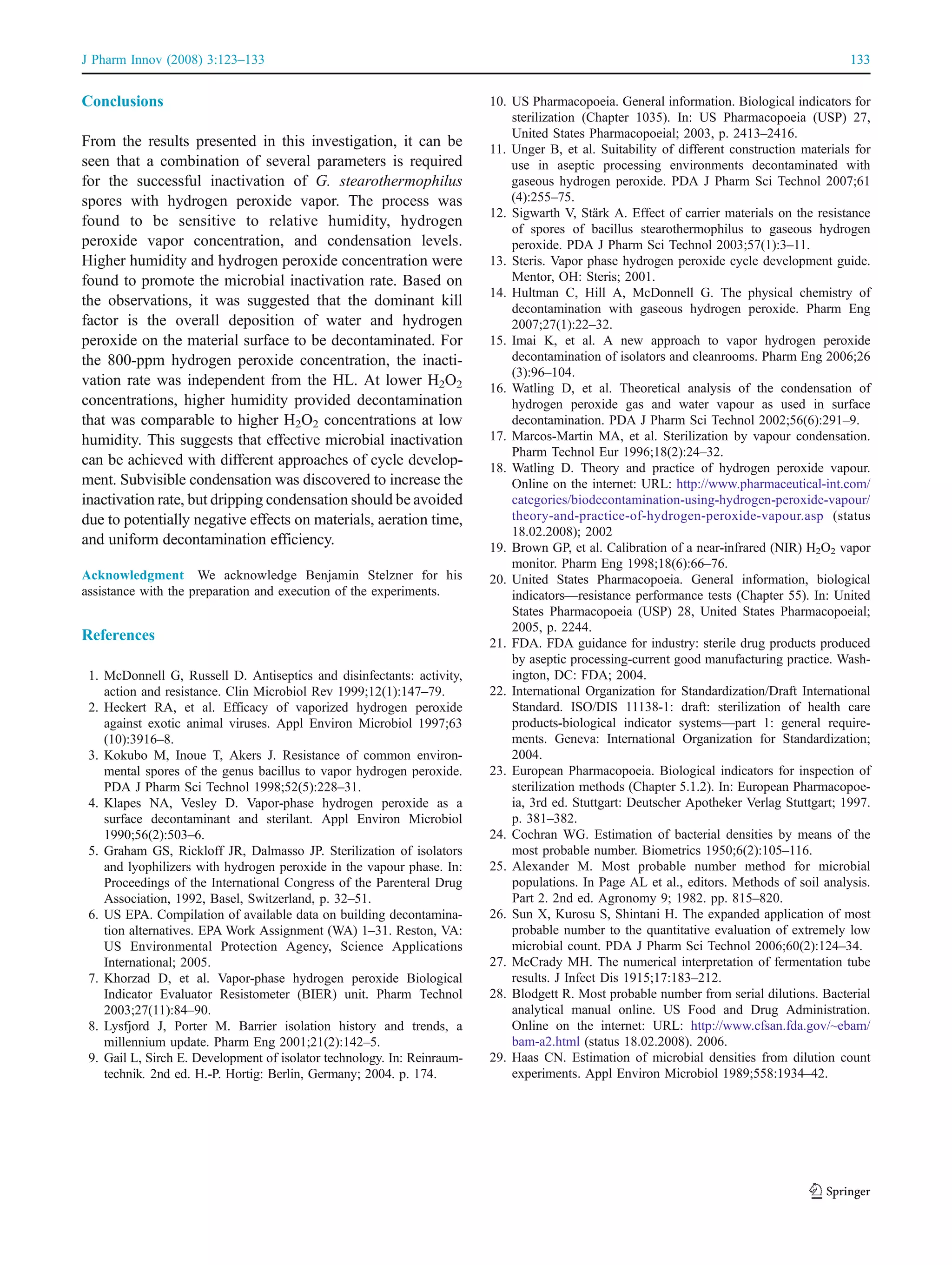 Bosch H2O2 decon paper | PDF