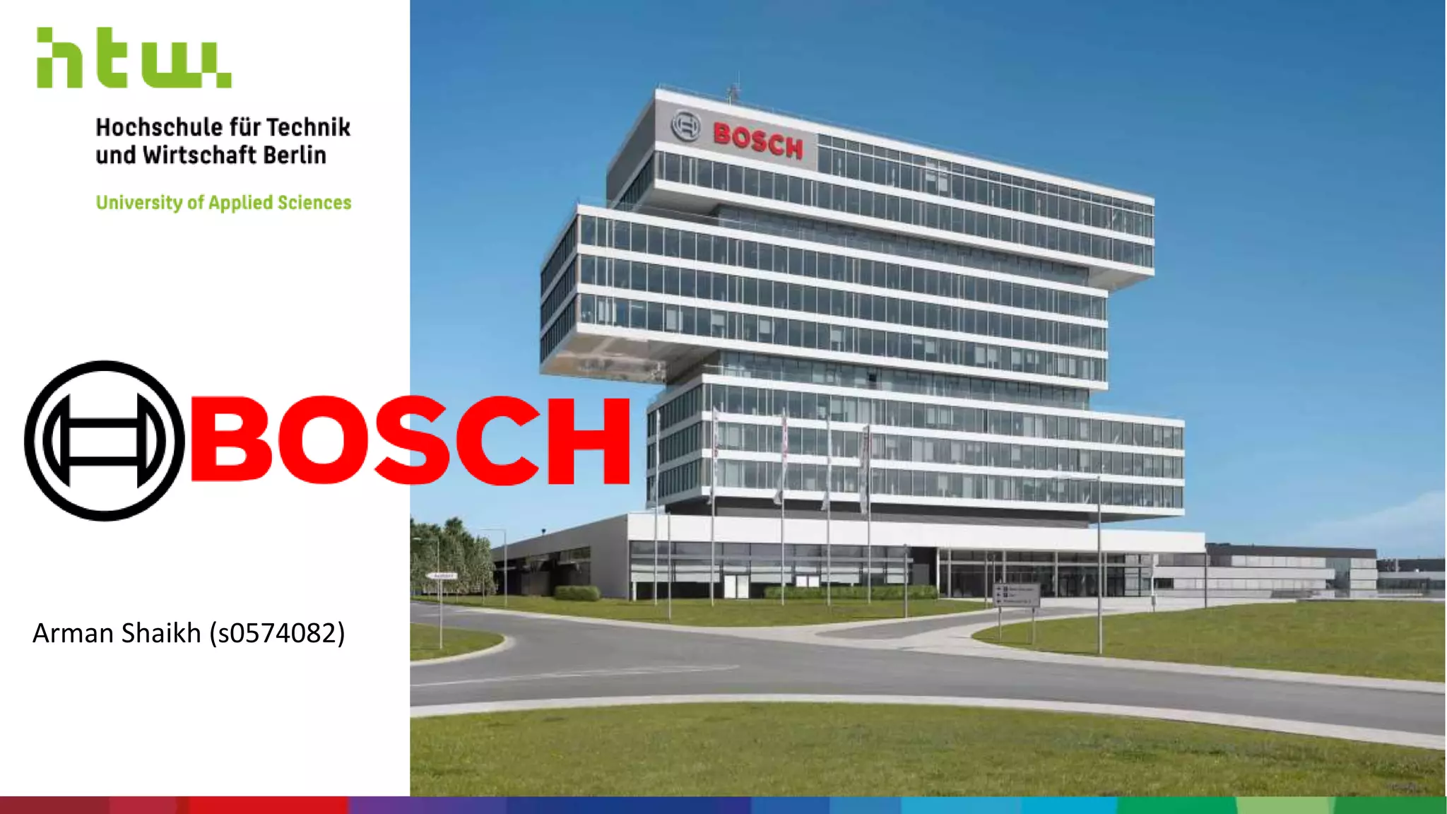 Bosch ppt arman shaikh | PPTX