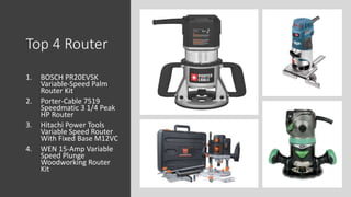 BOSCH PR20EVSK VS Porter-Cable 7519 VS Hitachi M12VC VS WEN 15-Amp ...