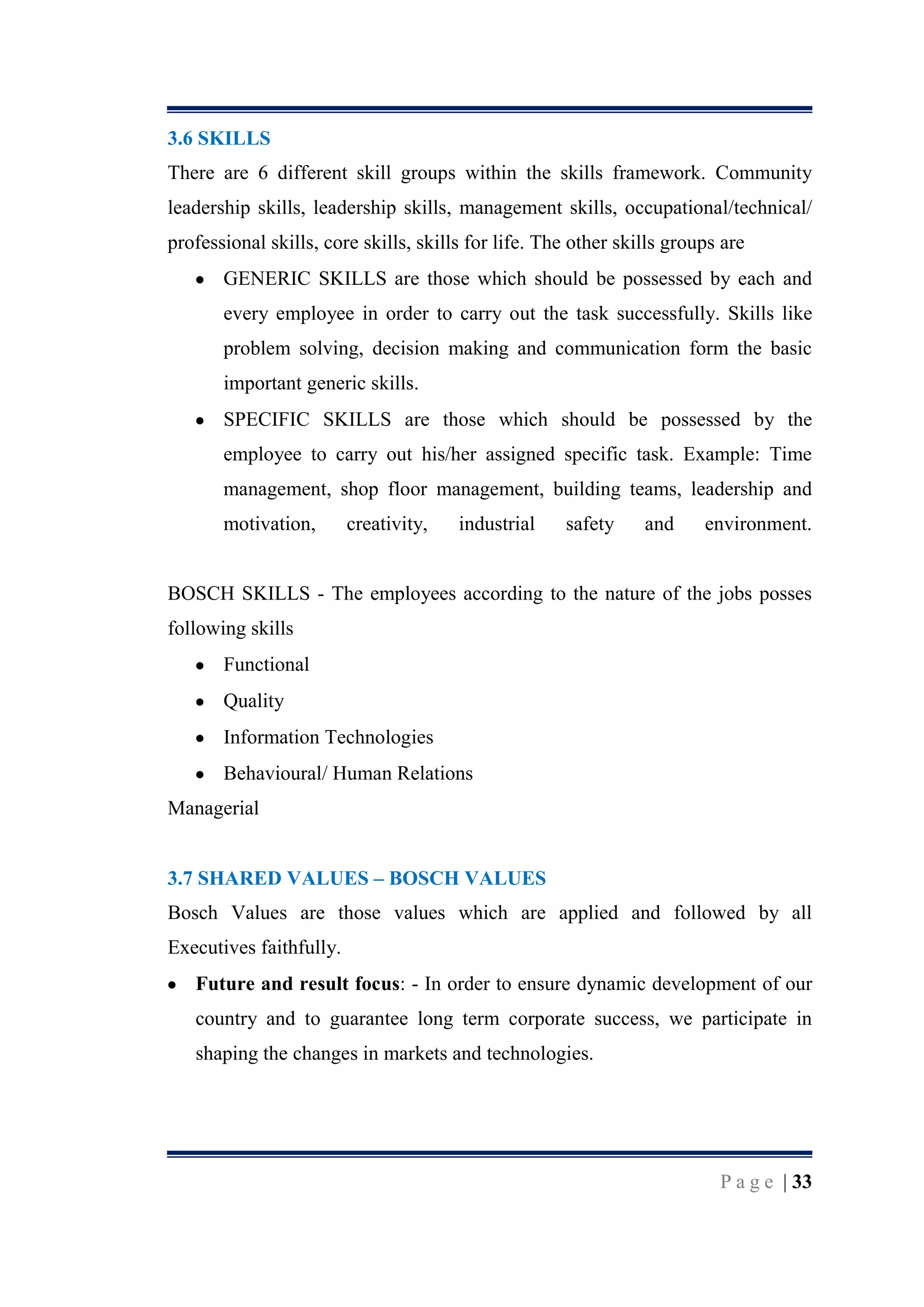 Bosch '''project part-A for MBA student | DOCX