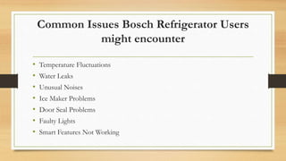 Bosch Refrigerator Repair.pptx