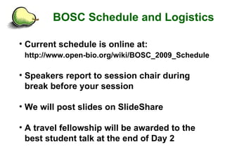 Bosc Intro 20090627 | PPT