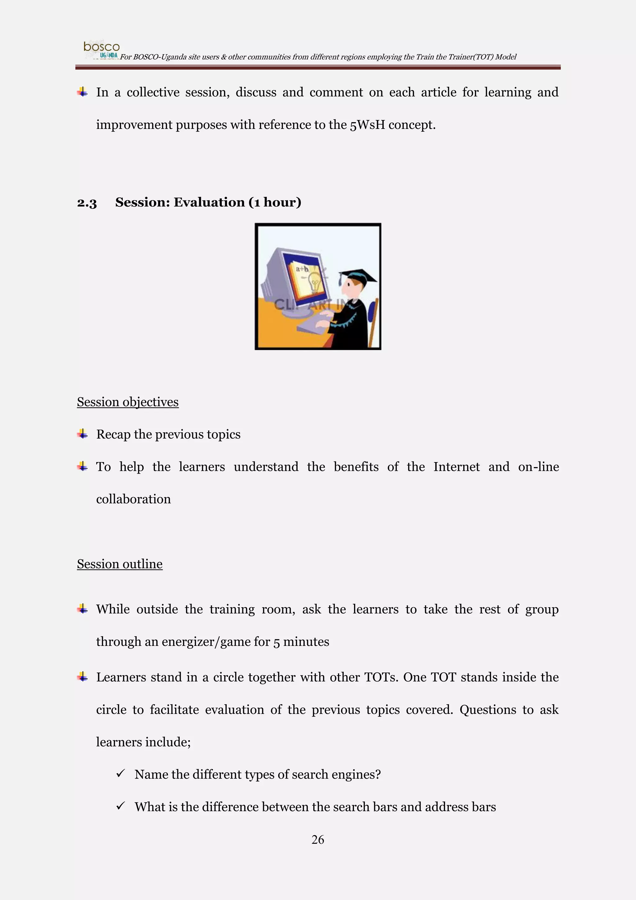 Bosco Uganda ICT Handbook: Curriculum Guide | PDF