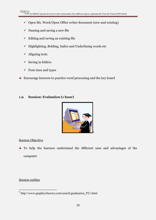 Bosco Uganda ICT Handbook: Curriculum Guide | PDF | Free Download